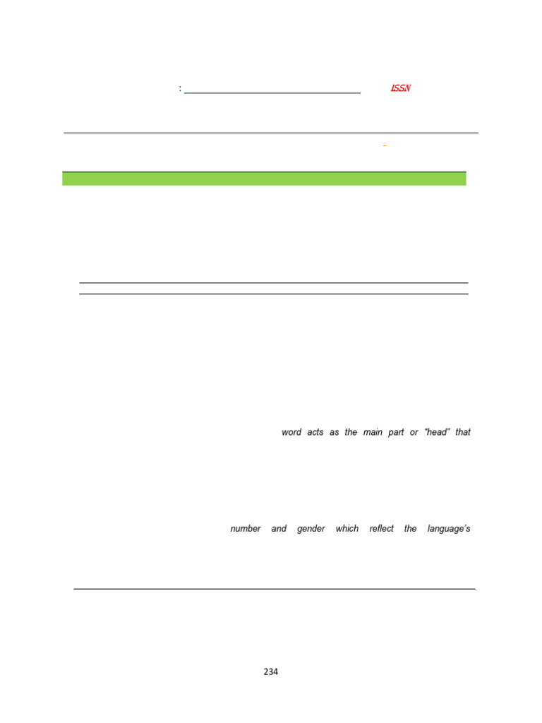 Shina and English Compound Comparison | PDF | Grammatical Gender | Word