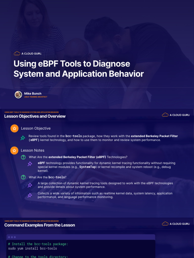 011 Using EBPF Tools to Diagnose System and Application Behavior Part 2 Study Guide | PDF ...