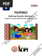 Q4. Filipino3 PPT Klaster | PDF
