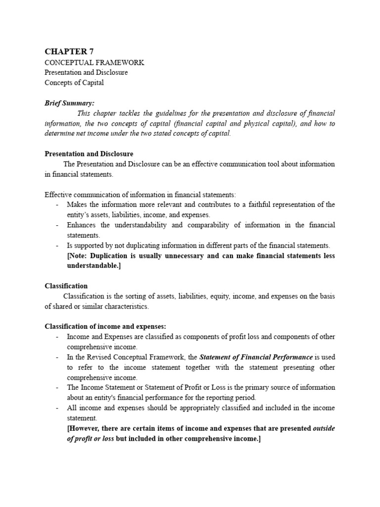 Chap 7 CFAS | PDF | Income | Income Statement