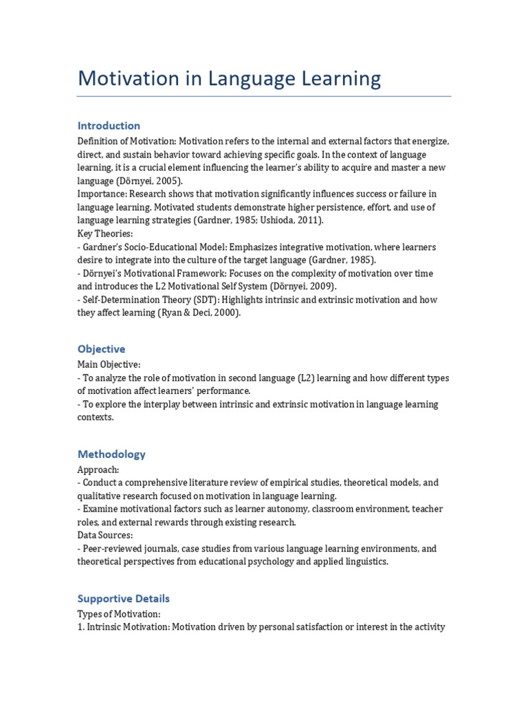 Motivation_in_Language_Learning_Presentation_Detailed | PDF ...