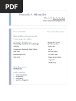 Jollibee Crew Resume for Students | PDF | Teachers | Learning