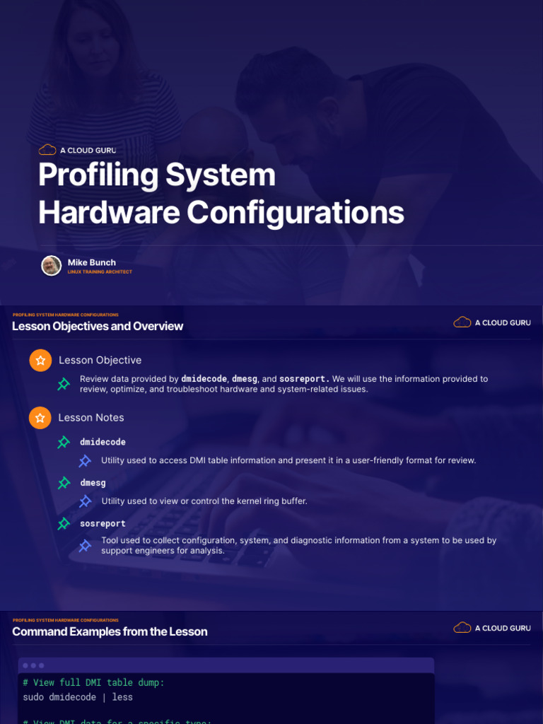 001 Profiling System Hardware Configurations Study Guide | PDF