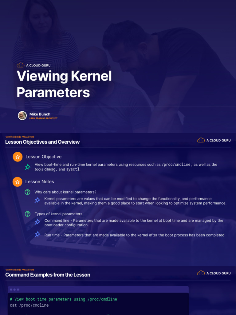 001 Viewing Kernel Parameters Study Guide | PDF