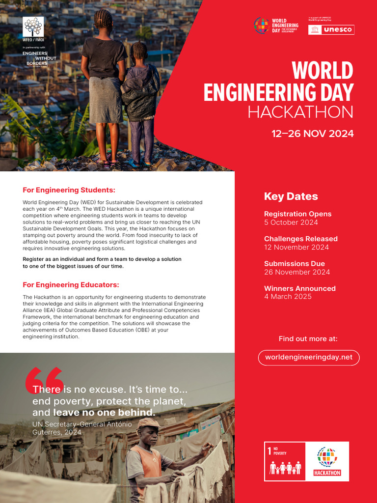 WED Hackathon 2025 Flyer - V7 | PDF | Economies