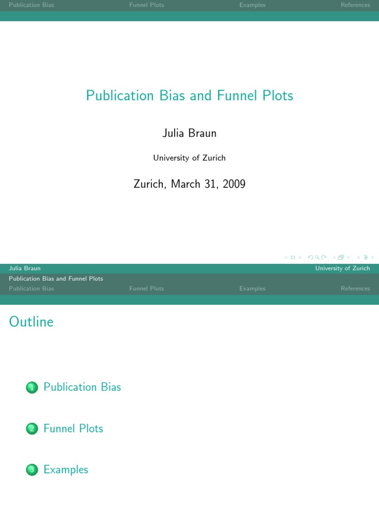Funnel Plot PPT IMP | PDF | Meta Analysis | Bias