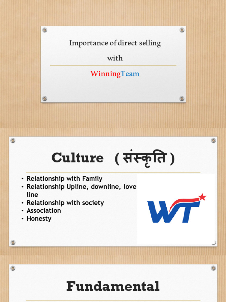 Importance of Direct Selling | PDF | Lifestyle