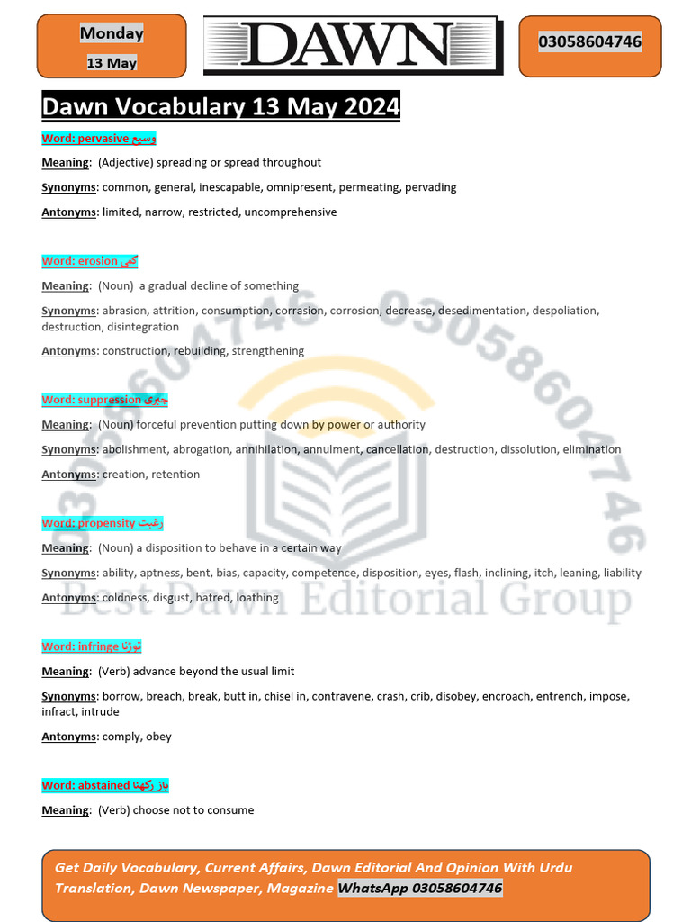 13 Vocabulary I | PDF | Morphology | Lexical Semantics