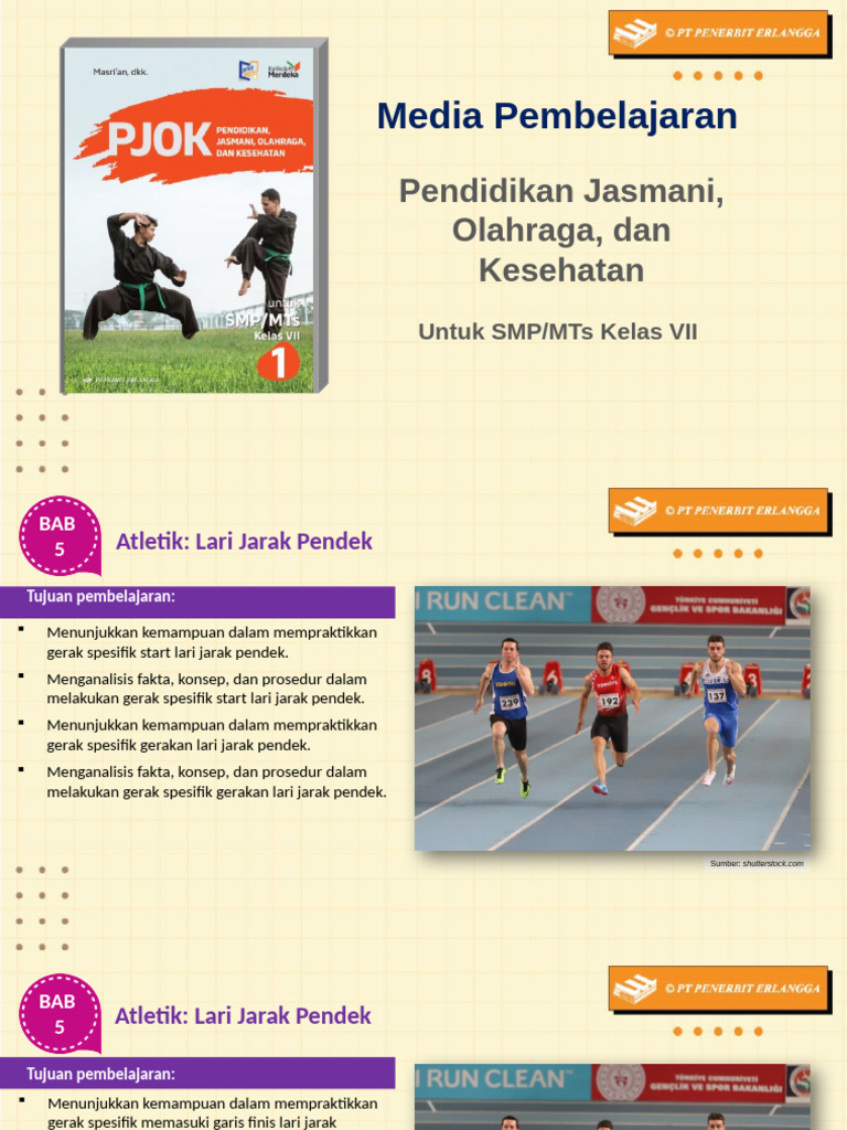 Bab 5 Atletik - Lari Jarak Pendek - New | PDF