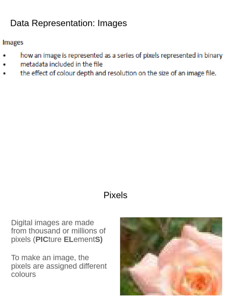 Data Representation_ Images | PDF | Pixel | Graphics