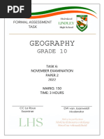 Geography Grade 10 Population Test | PDF | Xenophobia | Environmental ...