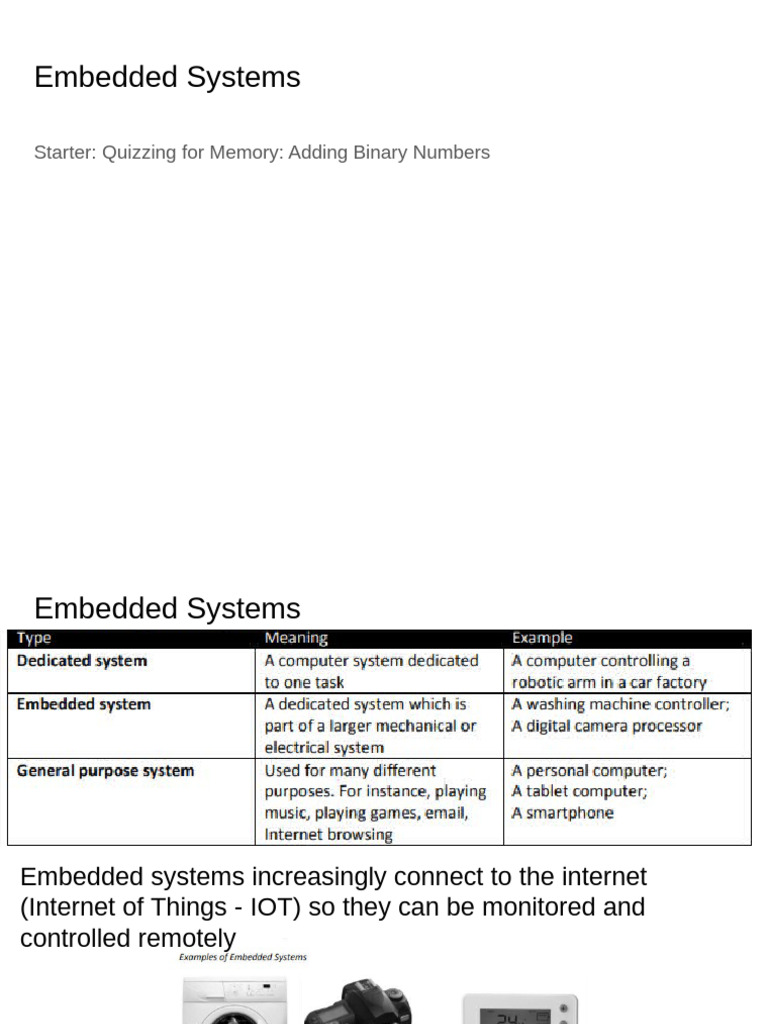 1.1 Embedded Systems | PDF