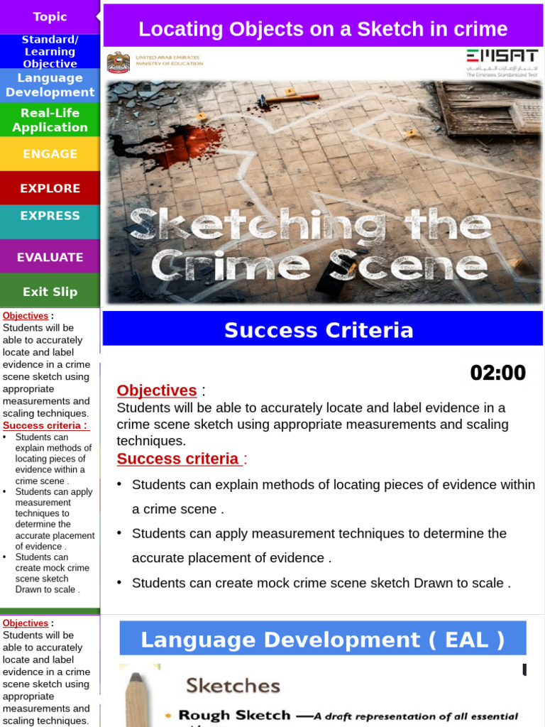Crime Scene Sketching Techniques | PDF | Crime Scene | Forensic Science