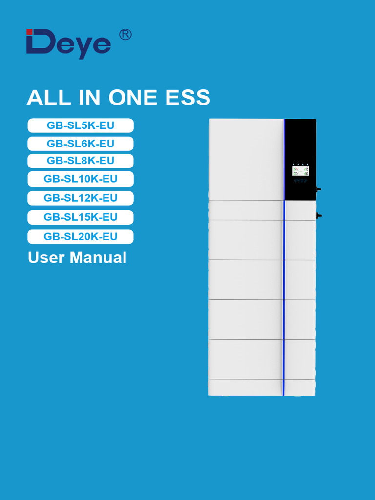Deye Updated Model | PDF | Solar Panel | Power Inverter