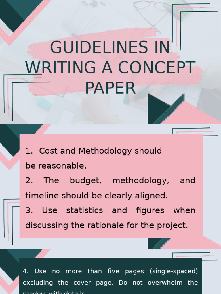 Concept Paper Writing Guidelines | PDF | Competitive Advantage ...