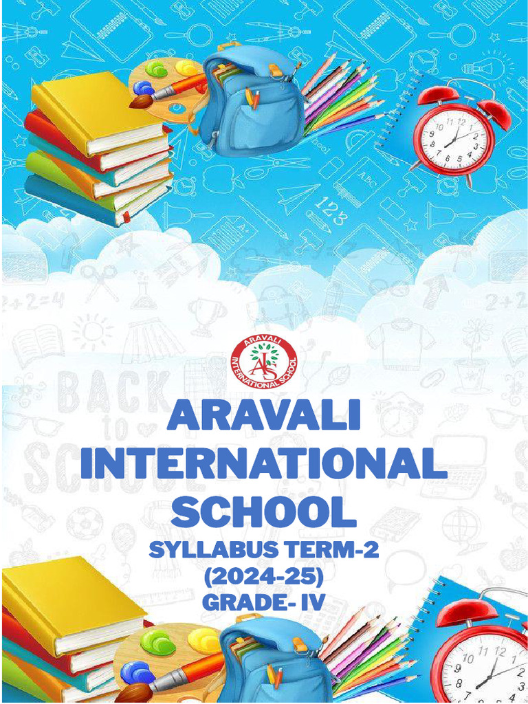 Term-2 Syllabus Grade Iv-1 | PDF | Application Software | Syntax