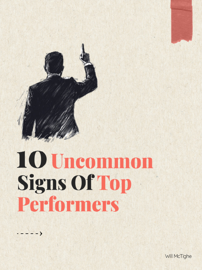 10 Uncommon Signs of Top Performers 1729761802 | PDF