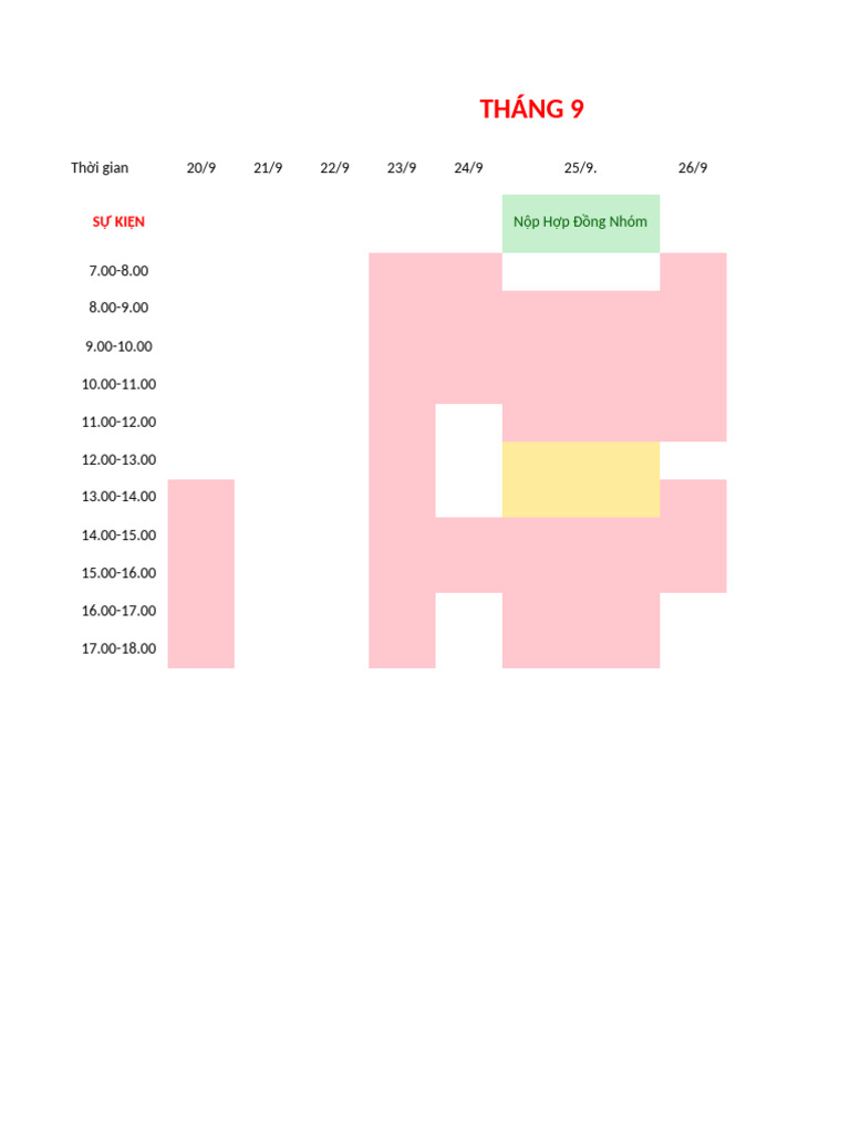 Kehoach th9+10 | PDF