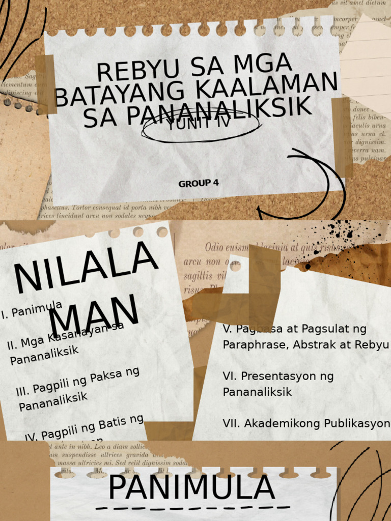 Yunit 4 Presentation | PDF