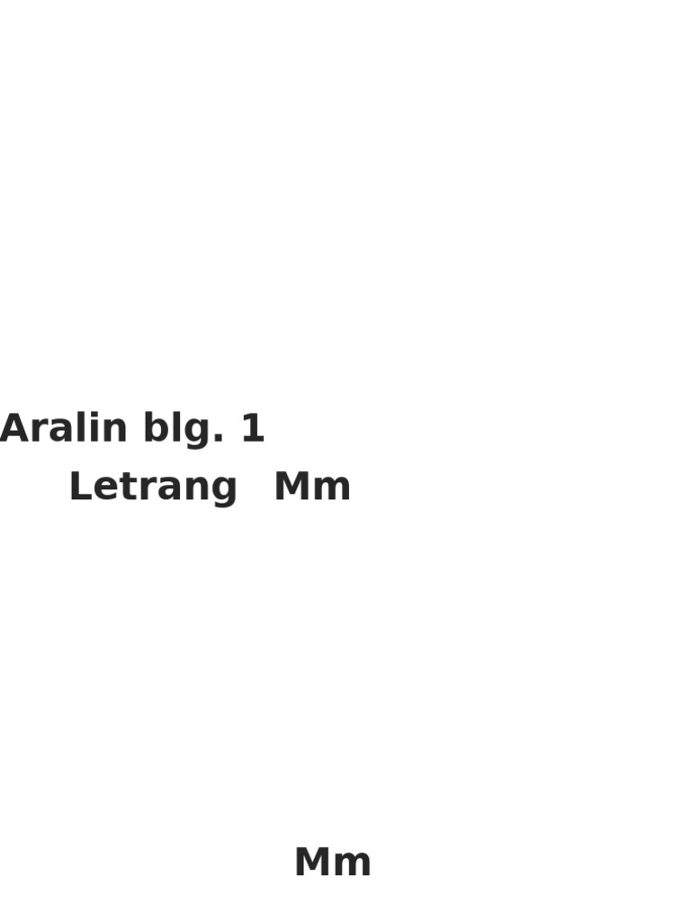 Aralin blg.1 M.T, | PDF