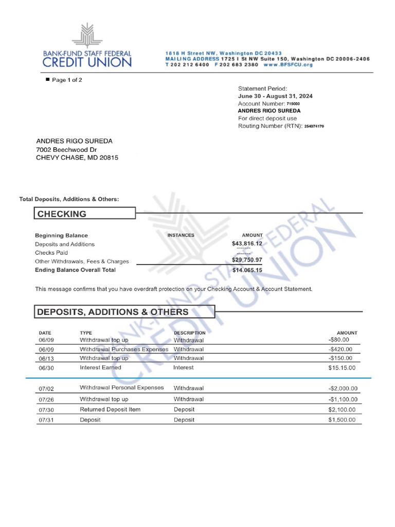 BFSFCU | PDF