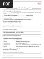 Weathering and Erosion Quiz Answers | PDF | Erosion | Weathering