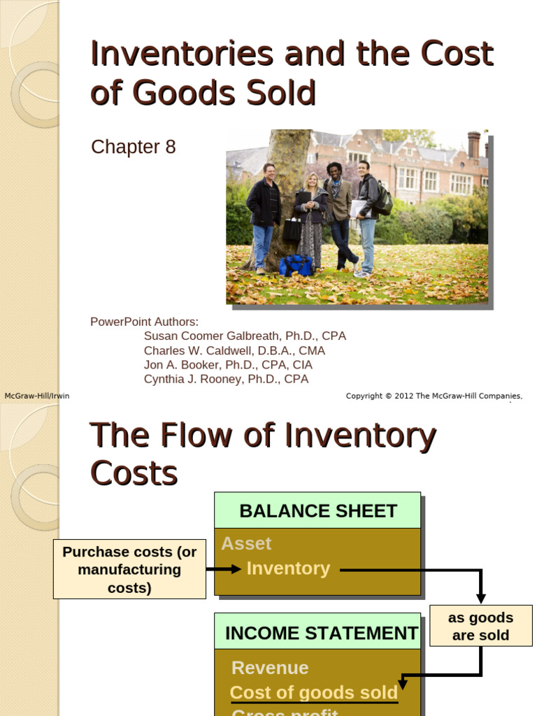 ACC 2111 Chap - 008 2023 Rev Spring | PDF | Cost Of Goods Sold | Inventory