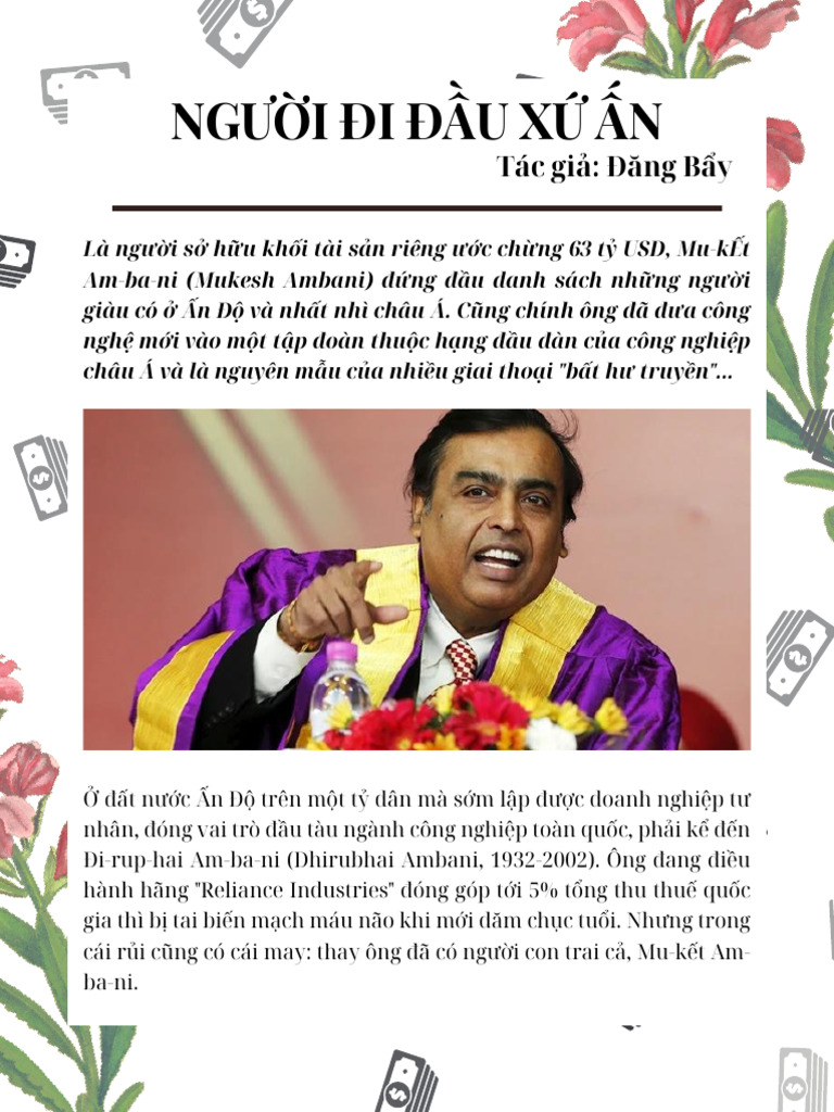 Mukesh Ambani PDF | PDF