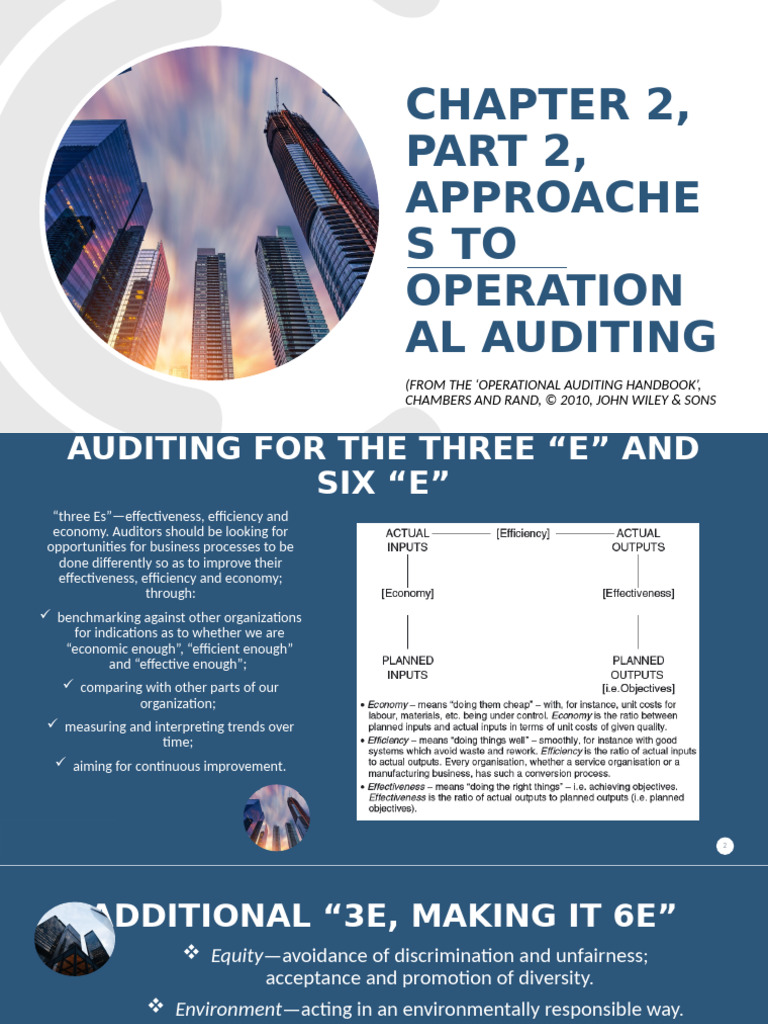 P2 Ch.02 Approaches To Operations Audit - Part2 - Forcanvas | PDF ...