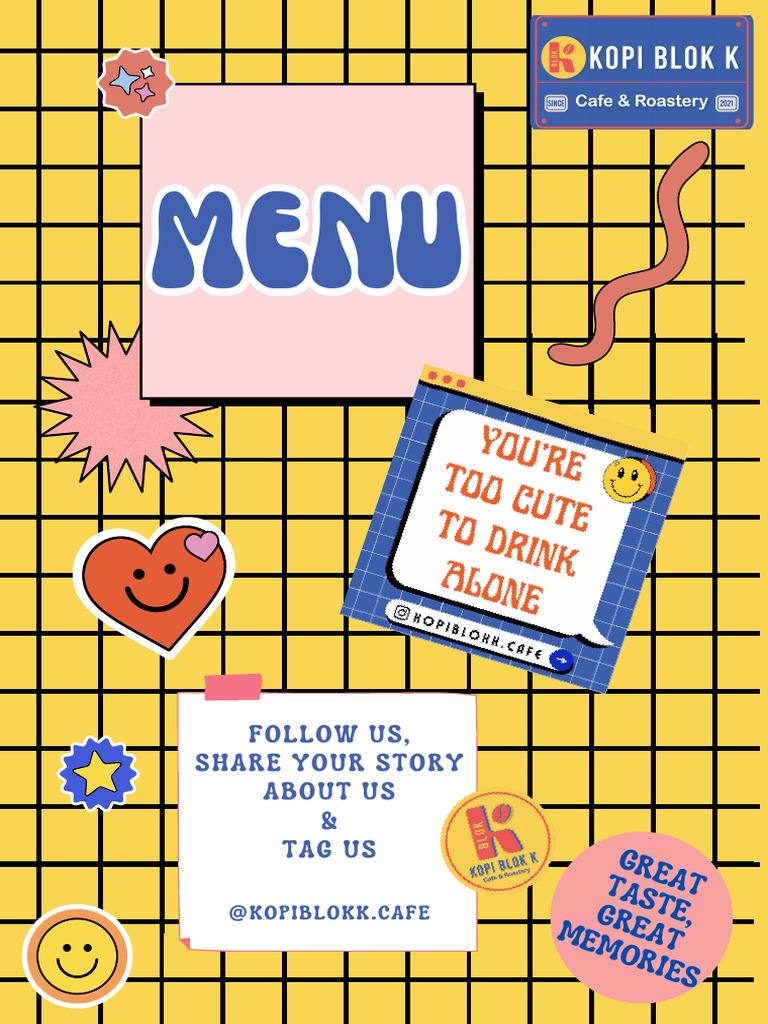 Kopiblokk Cafe Menu Highlights | PDF | Southeast Asian Cuisine ...