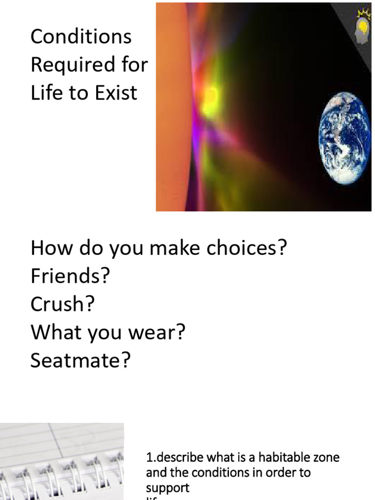 Conditions For Life | PDF
