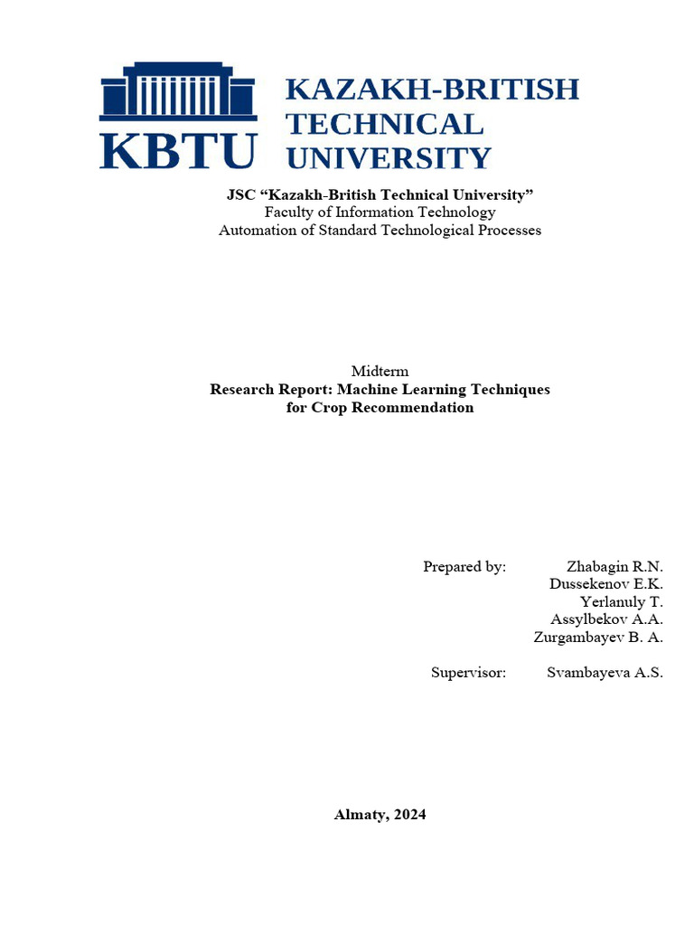 AI_Midterm | PDF | Support Vector Machine | Machine Learning AI_Midterm | PDF | Support Vector Machine | Machine Learning