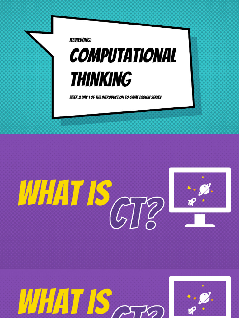 02a Reviewing Computational Thinking Pdf Algorithms Thought