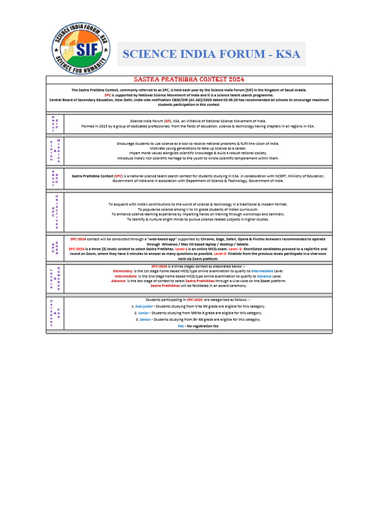 SPC-2024 Manual | PDF | Computing