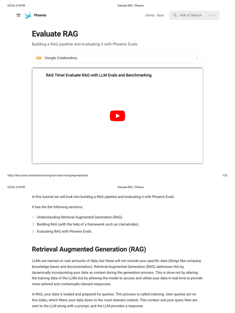 Evaluate RAG - Phoenix | PDF | Information Retrieval | Computing