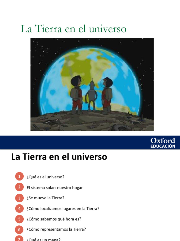 1. La Tierra en el universo | PDF | Tierra | Universo