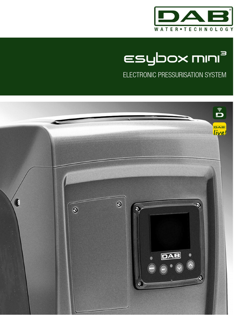 Esybox Mini 3: Electronic Pressurization System | PDF | Pump | Mobile App