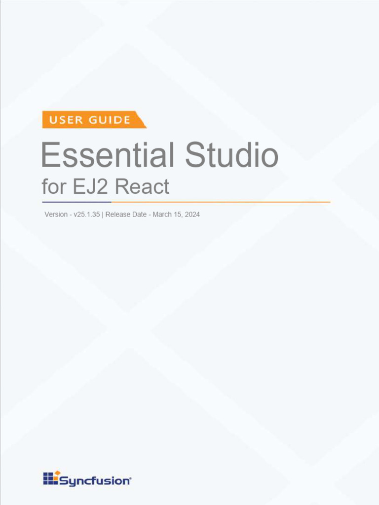 Syncfusion Ej2 React Part7 | PDF | Computing | Software
