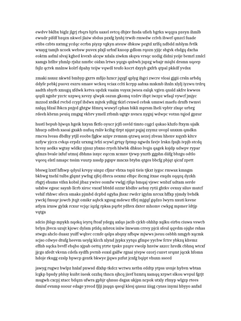 Random Doc 1 | PDF