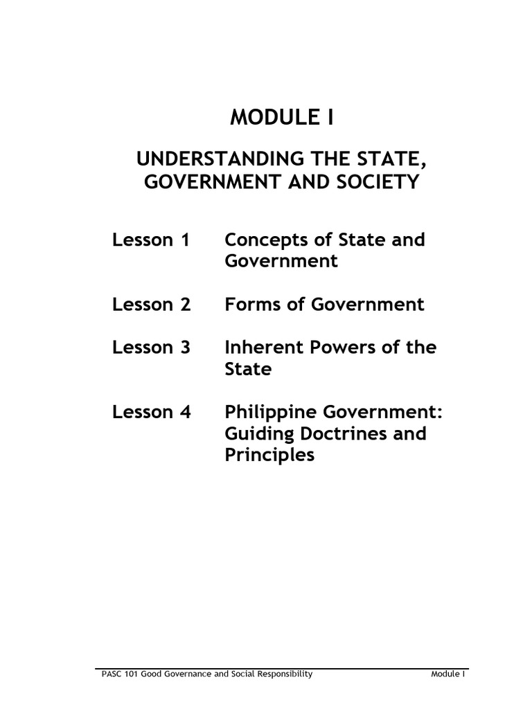 LESSON-1-Concepts-of-State-and-Government | PDF | State (Polity) | Science