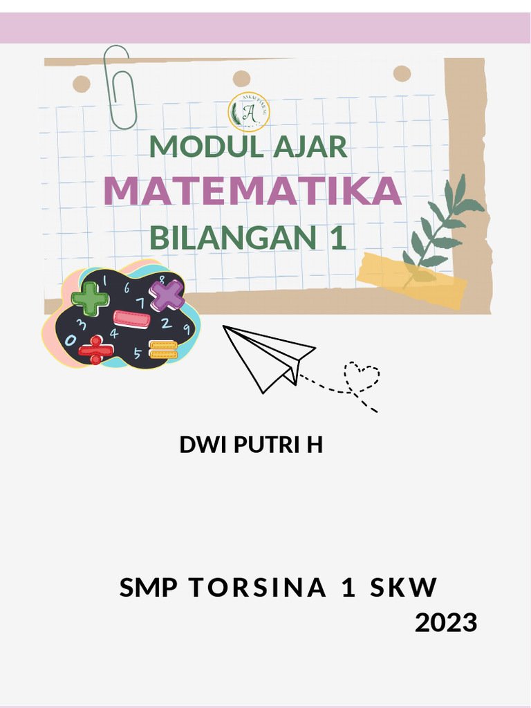 Modul Ajar Matematika - Modul Bilangan 1 - Fase D | PDF