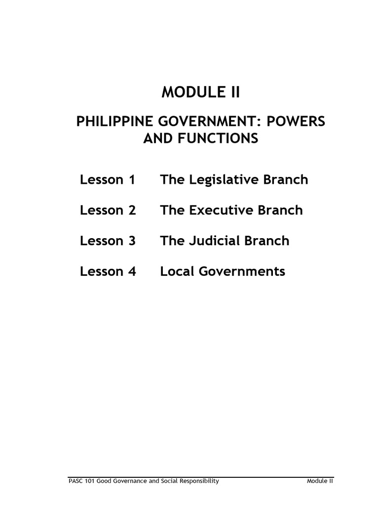 Lesson 2 The Executive Branch | PDF | Pardon | Presidents Of The United ...