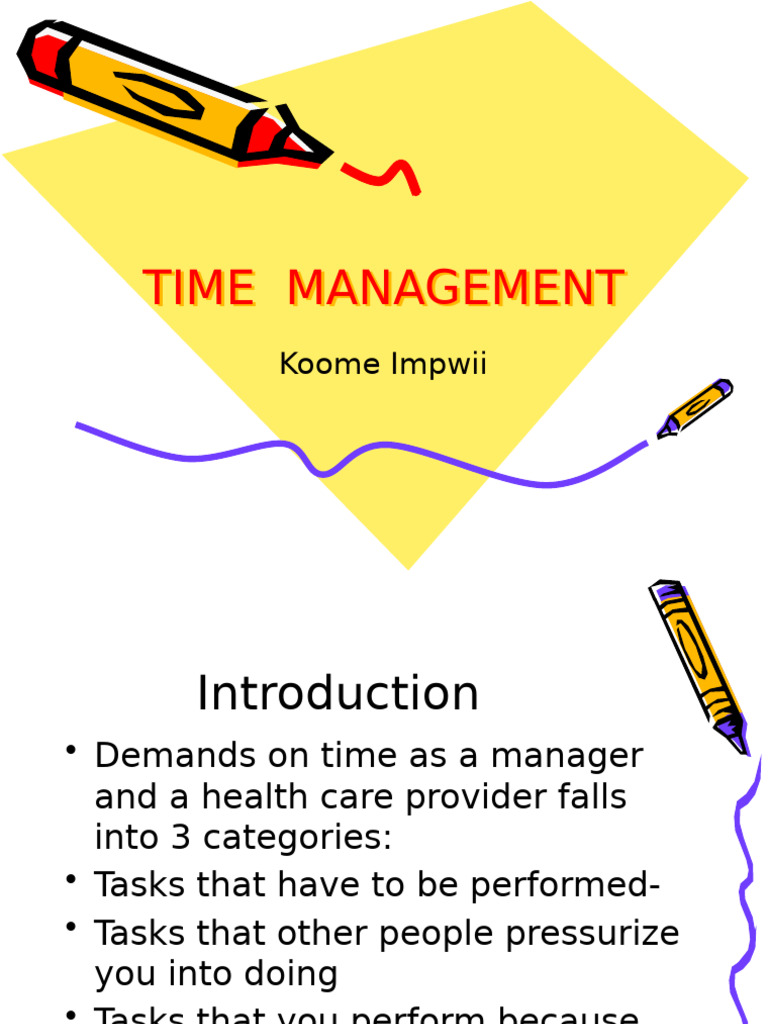 Time Management | PDF