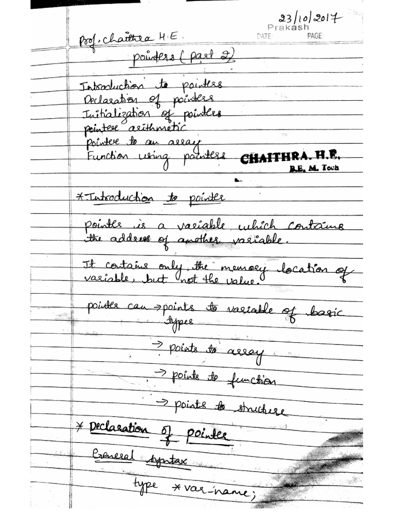 Pointers | PDF