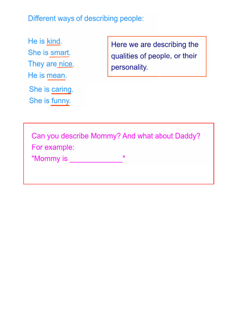 Describing People Character and Personality | PDF