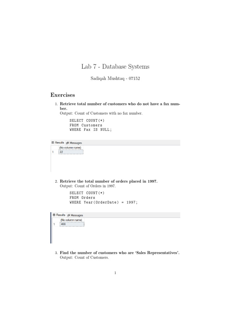 sm07152 DB LAB7 | PDF | Databases
