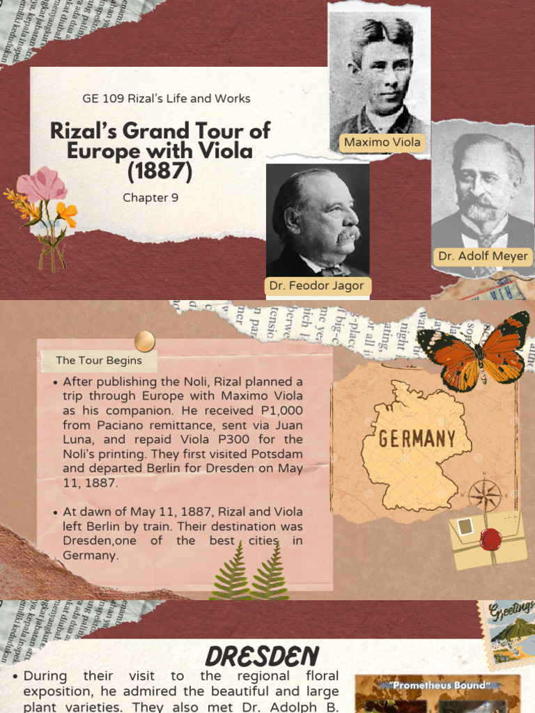 Chapter 9 Rizal's Grand Tour of Europe With Viola | PDF | History
