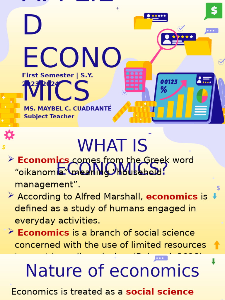 q1 - Applied Econ-Lesson 1 | PDF | Economics | Elasticity (Economics)
