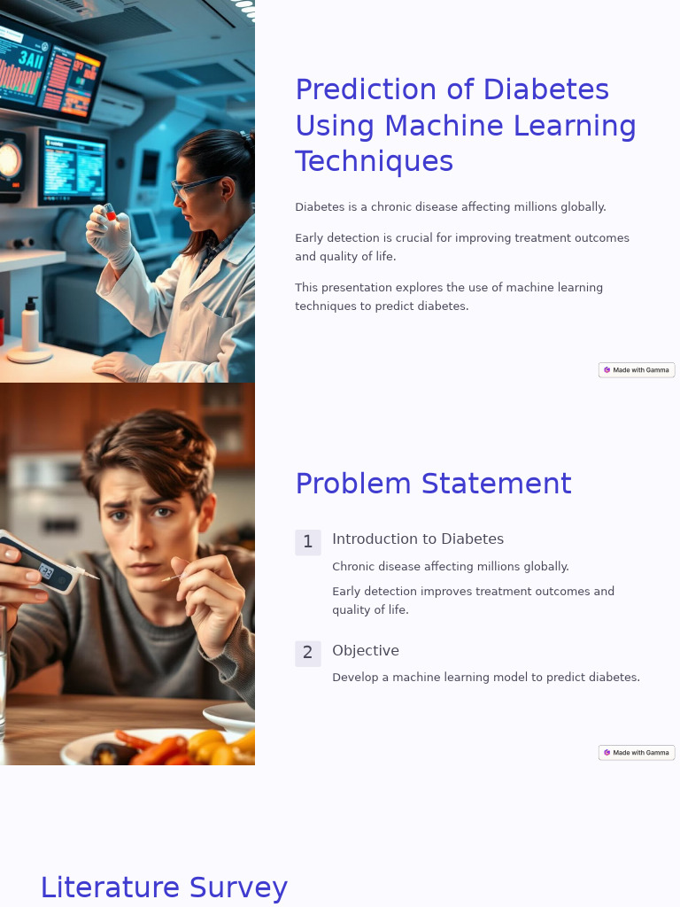 Prediction of Diabetes Using Machine Learning Techniques | PDF ...