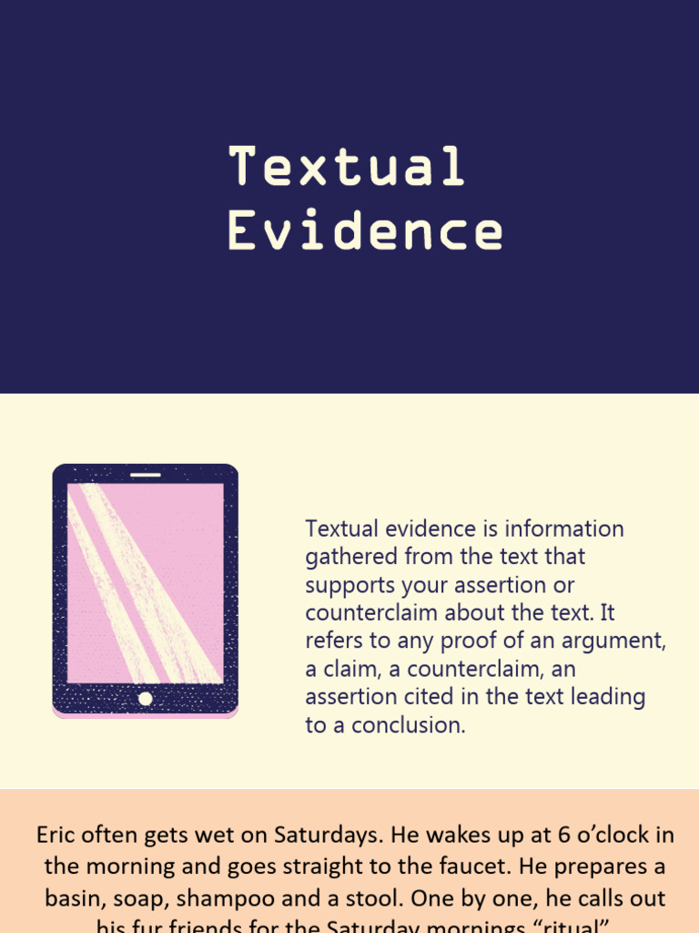 Understanding Textual Evidence Usage | PDF | Predation